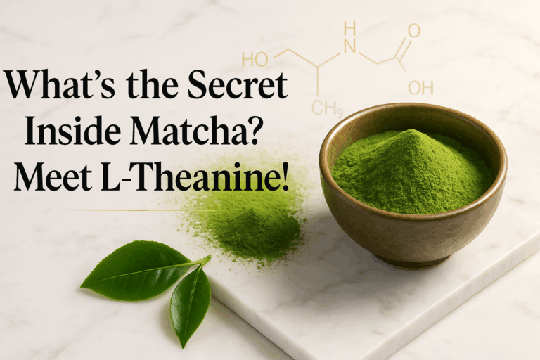 What’s the Secret Inside Matcha? Meet L-Theanine! | Matcha Style
